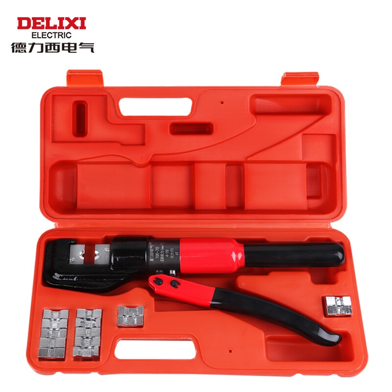 Delixi Electric（DELIXI ELECTRIC）Stainless Steel Hydraulic Clamp Wire Crimper Labor-Saving ...