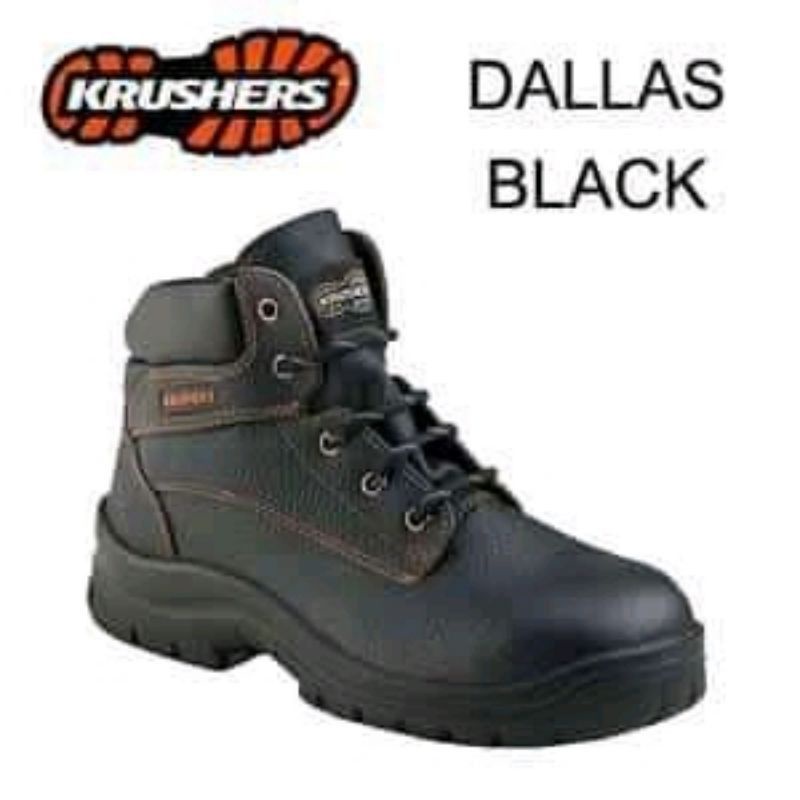 Dallas Black Original Krusher Safety Shoes | Shopee Philippines