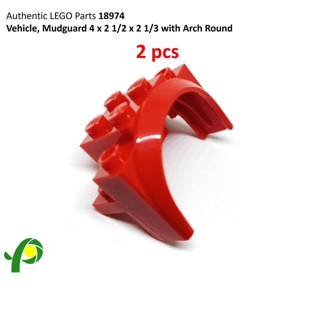 LEGO Parts 18974 Vehicle Mudguard 4x2 1/2x2 1/3 Arch Round | Shopee ...
