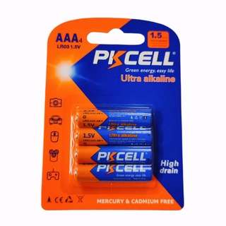 PKCELL Ultra Alkaline AAA & AA Battery Original 10 years shell life ...