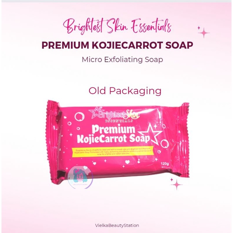 Brightest Skin Kojie Carrot Soap Per Bar - Original Brightest Dermax ...