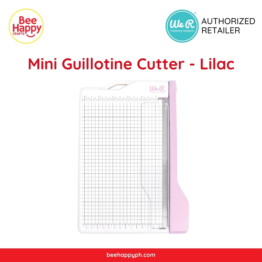We R Memory Keepers Mini Guillotine Cutter Lilac | Shopee Philippines