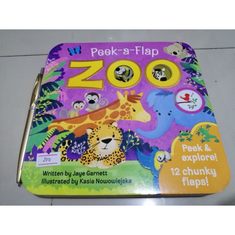zoo peek a flap by jaye garnett | Shopee Philippines