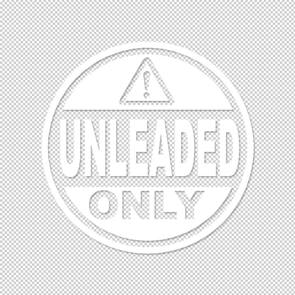 Sticker | Unleaded fuel only | Decals | Vinyl Weather Proof | 3.25 ...