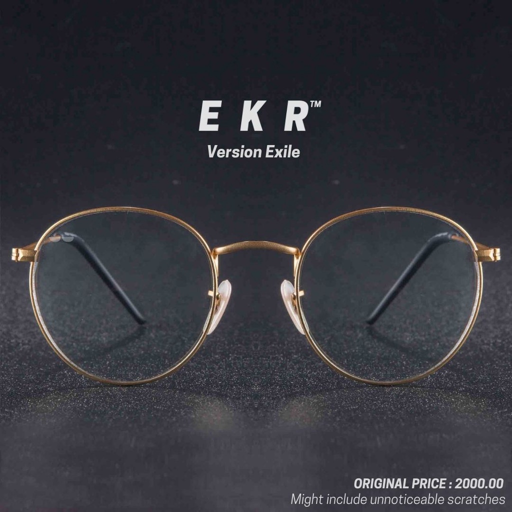 Eye Know Right The Burgis™ in Clear Specs vExile Replaceable Lens Anti ...