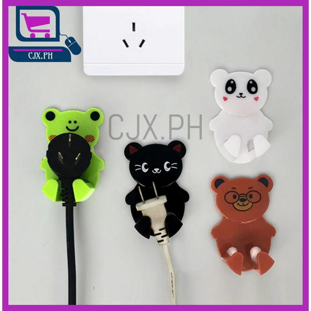 Wall Storage Hook Power Plug Socket Holder Home Wire Plugs Adhesive ...