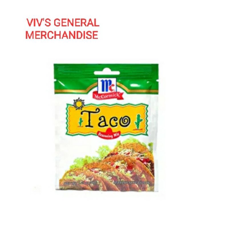 Mc Cormick Taco Seasoning Mix ( 40g ) | Shopee Philippines