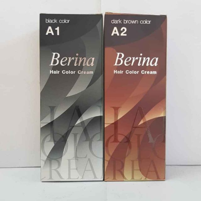 Berina A1, A2 hair dye Thailand | Shopee Philippines
