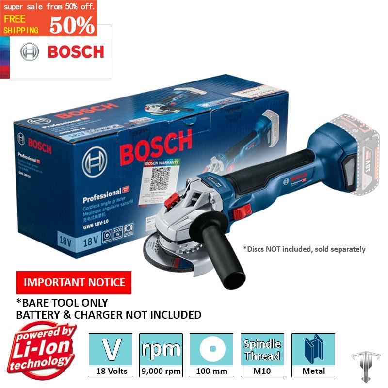 Bosch Gws 18v 10 Professional 18 V Brushless Cordless Angle Grinder 4