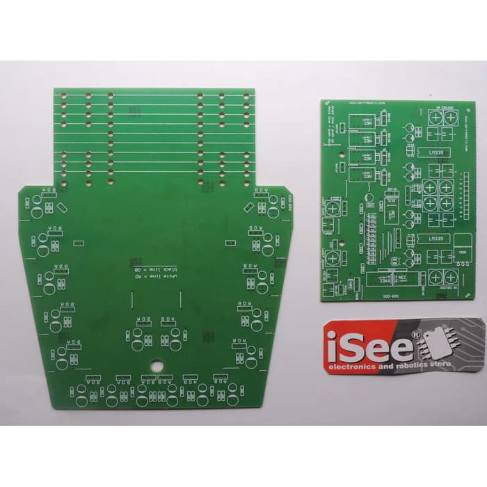 Robot PCB Line Tracer follower R7 Hardware + 16 robot competition ...