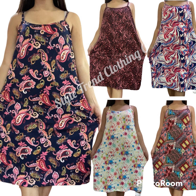 (ST30) 2XL SPAGHETTI Dress | PLUS SIZE Daster | DUSTER PAMBAHAY for ...