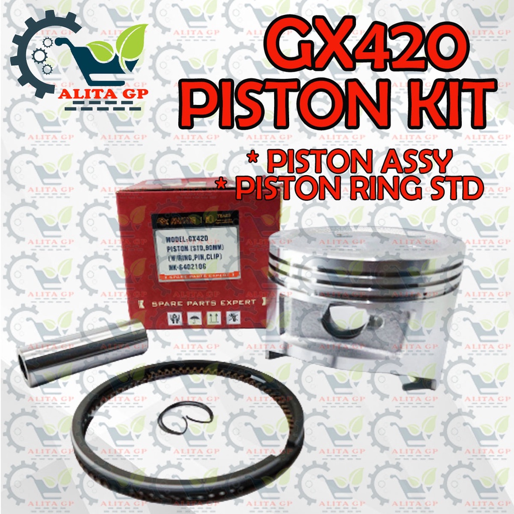 Piston Assy With Piston Ring STD Honda GX420 16hp Gasoline Engine ...