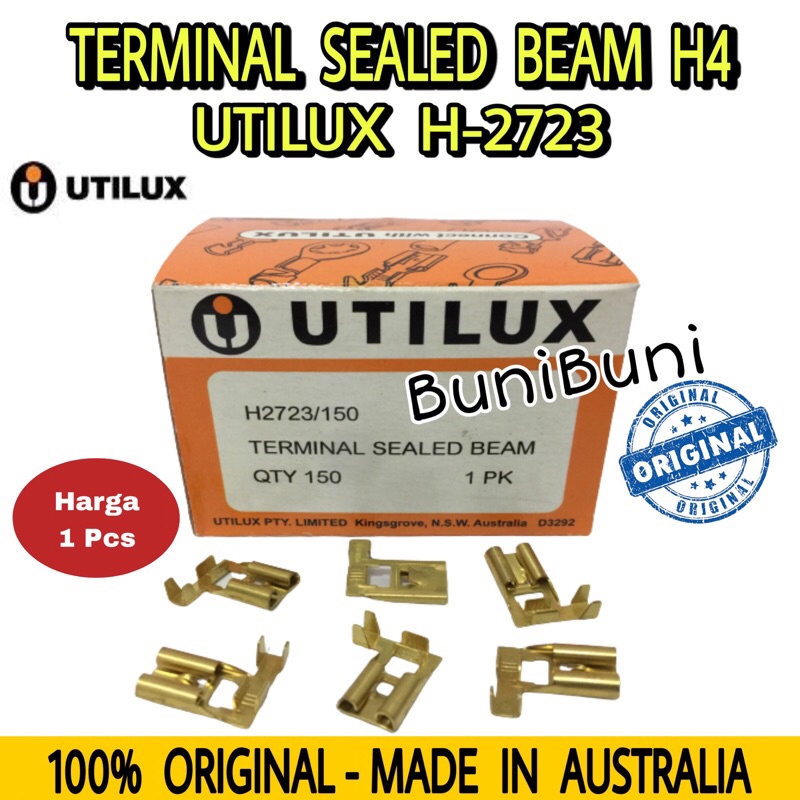 Terminal Skun UTILUX Seal/Sealed Beam H4 Flag H2723 For Original Car ...