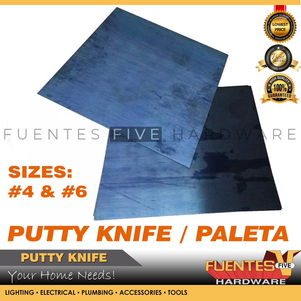 Paleta (pair) / Putty Knife without handle (sold by pair) | Shopee ...