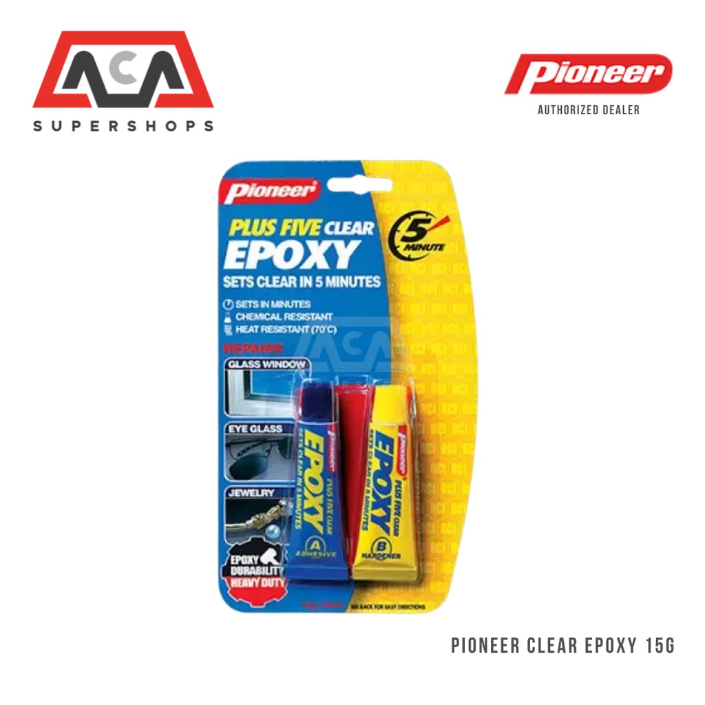 PIONEER Clear Epoxy PLUS FIVE | Shopee Philippines