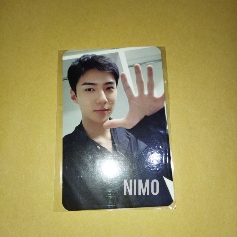 BOOKED PHOTOCARD OFFICIAL SEHUN EXO BULBUK (Little stretch) | Shopee ...
