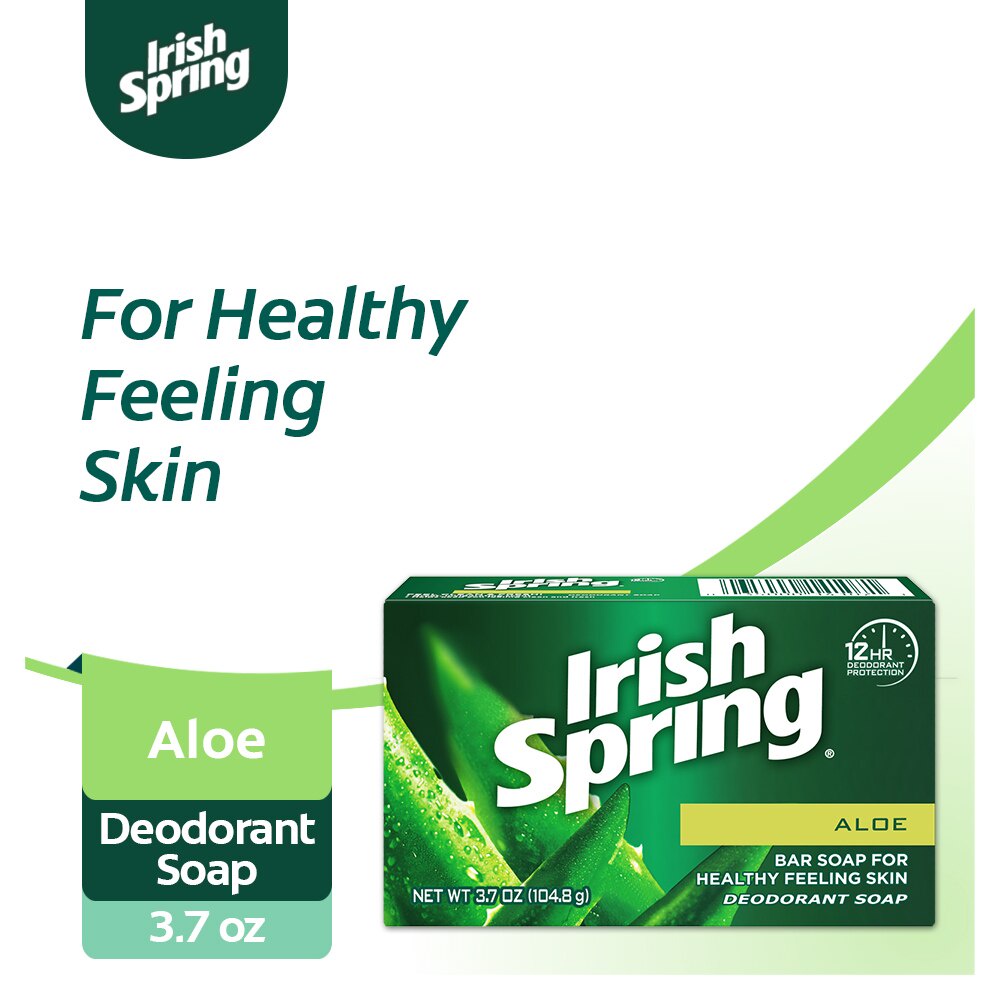 IRISH SPRING Aloe Bar Soap 104g Singles | Shopee Philippines