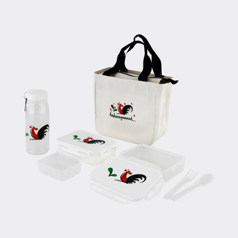 Kukuruyuk Soft Lunch Kit/ Lunch box set | Shopee Philippines