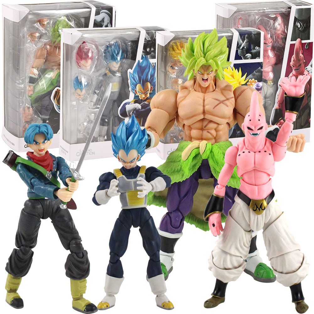 SHF Dragon Ball Z Broly evil boo buu (boo) SHF Figuarts Super Saiyan ...