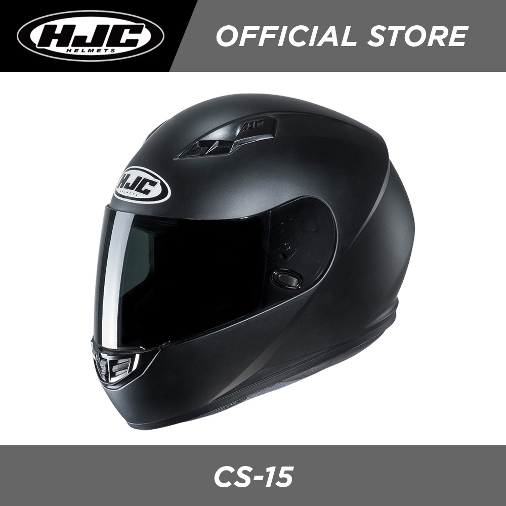 HJC Helmets CS-15 Flat Black | Shopee Philippines