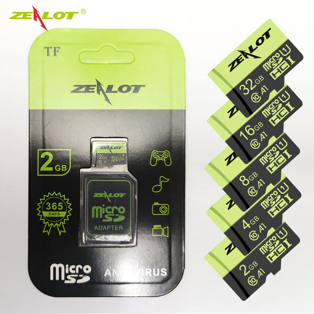 ZEALOT 8GB/16GB Memory Card Micro SD Class 10 TF Card | Shopee Philippines