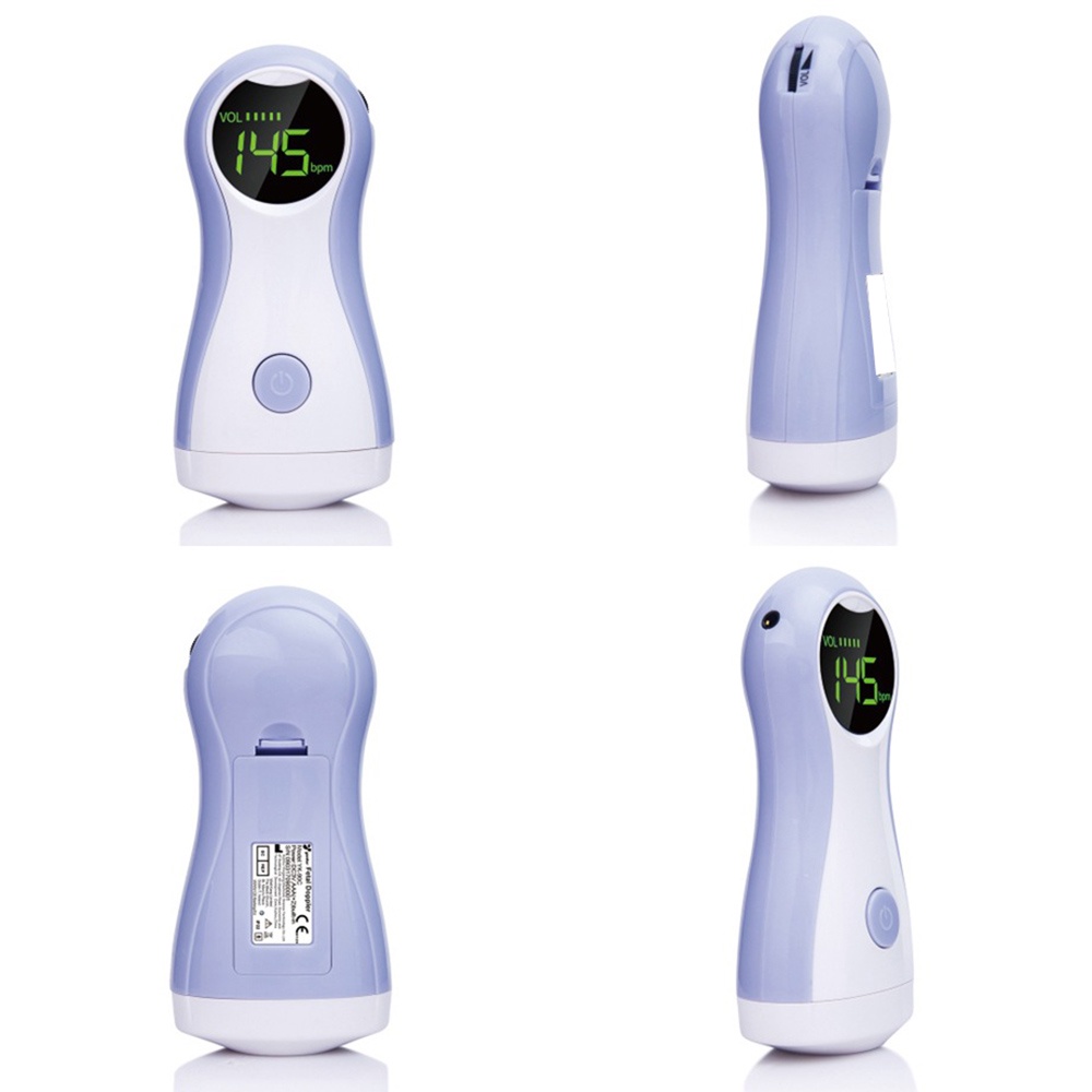 1pc Monitor Doppler Heartbeat Rate Doppler Fetal Heart Rate Portable ...