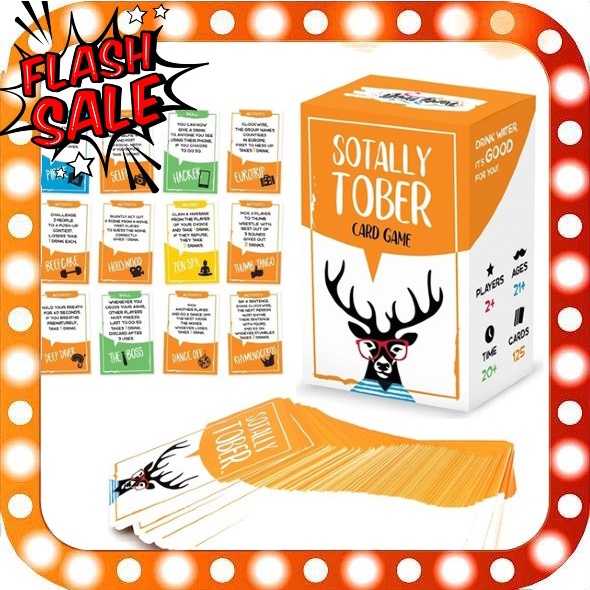 ⚡Sotally Tober Drinking Game for Adults - Outrageously Fun Adult Party ...