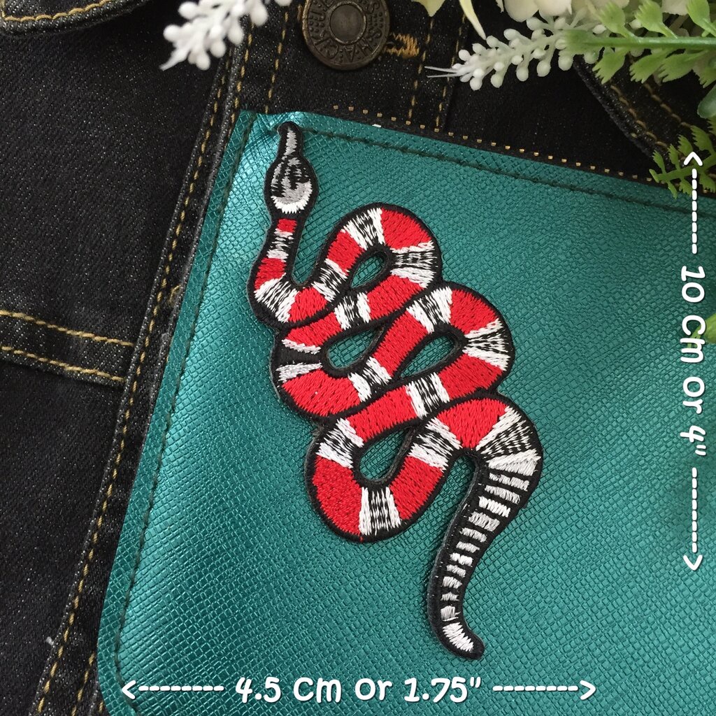 Snake Ironed Arm Ironing Embroidered Clothing Decoration Hat Bag Jeans ...