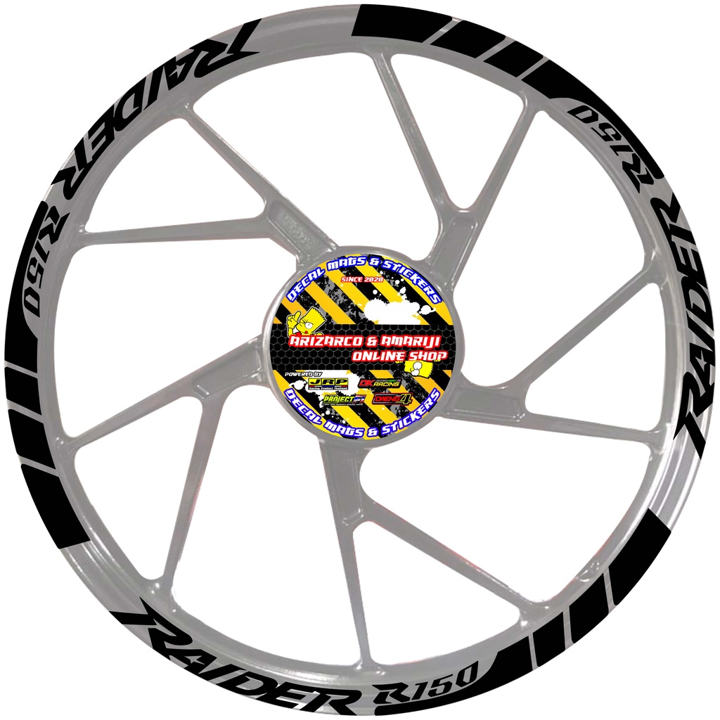 SUZUKI RAIDER 150 NEW STYLE DECAL MAG STICKER GOOD FOR 2 MAGS | Shopee ...