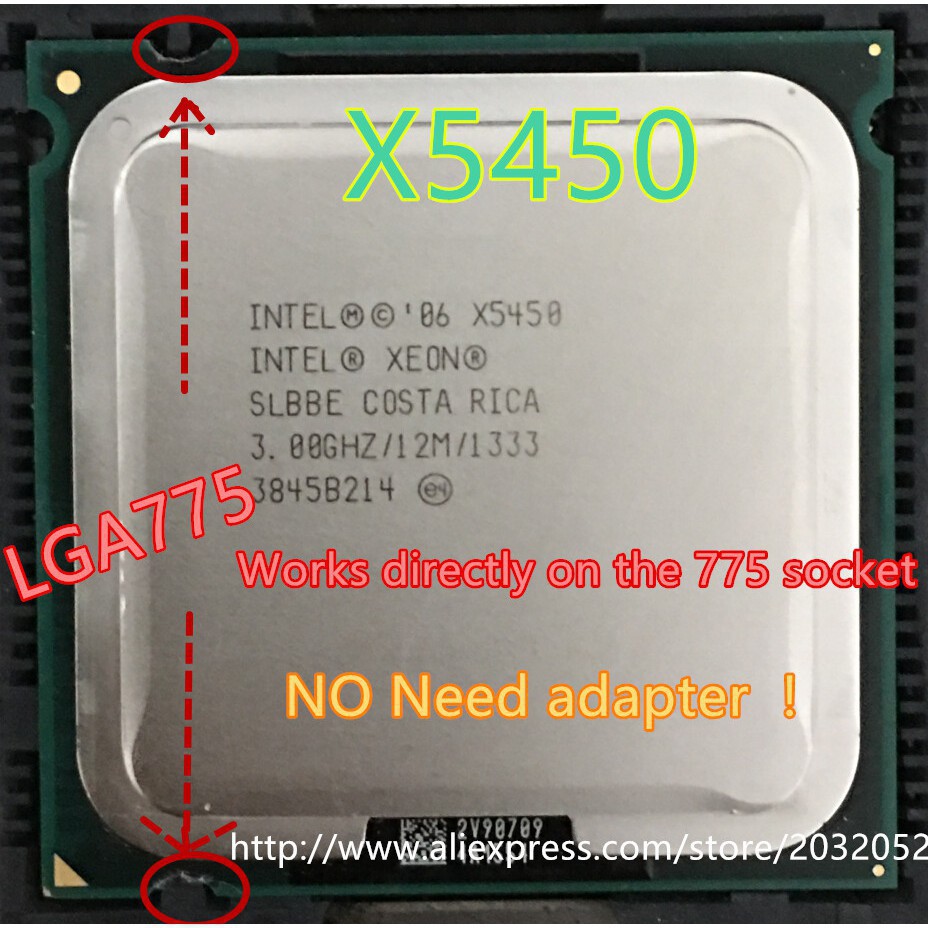 lntel Xeon X5450 X5460 X5470 CPU Equal to LGA775 Core 2 Quad Q9650 CPU | Shopee Philippines