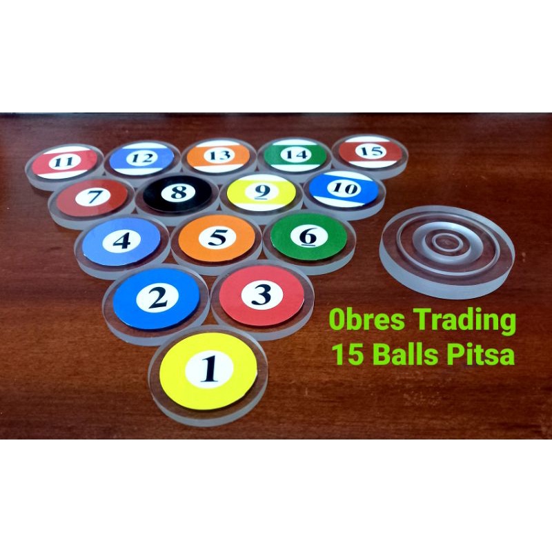 Pool Pitsa 15 Straight Ball by Obres Trading | Shopee Philippines