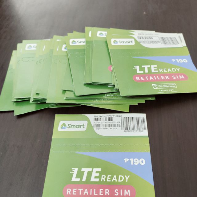 Smart retailer sim 5g/4g lte compatible | Shopee Philippines