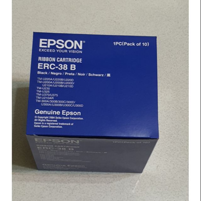 10PCS. EPSON ERC-38 (B) Ribbon Cartridge | Shopee Philippines
