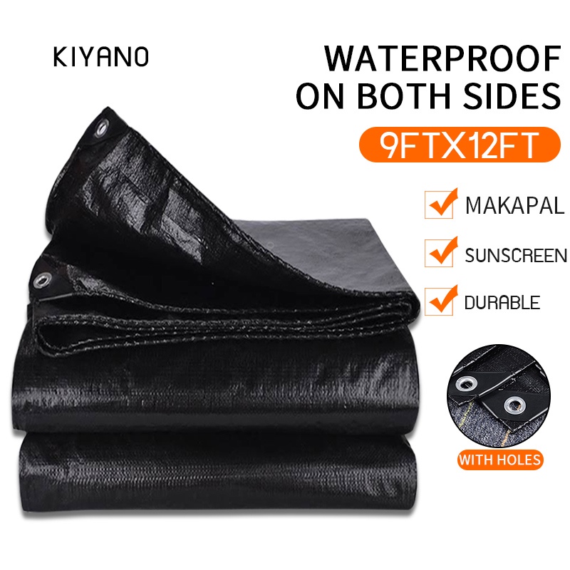 Trapal waterproof makapal 6FTx9FT Trapal Lona Tolda Tarpaulin ...