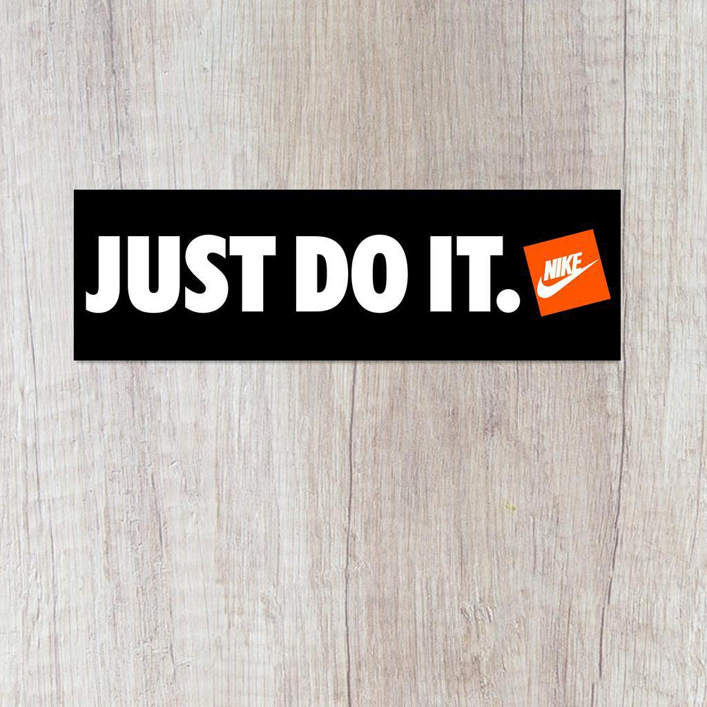 Just Do It, laminated printed sticker | Shopee Philippines