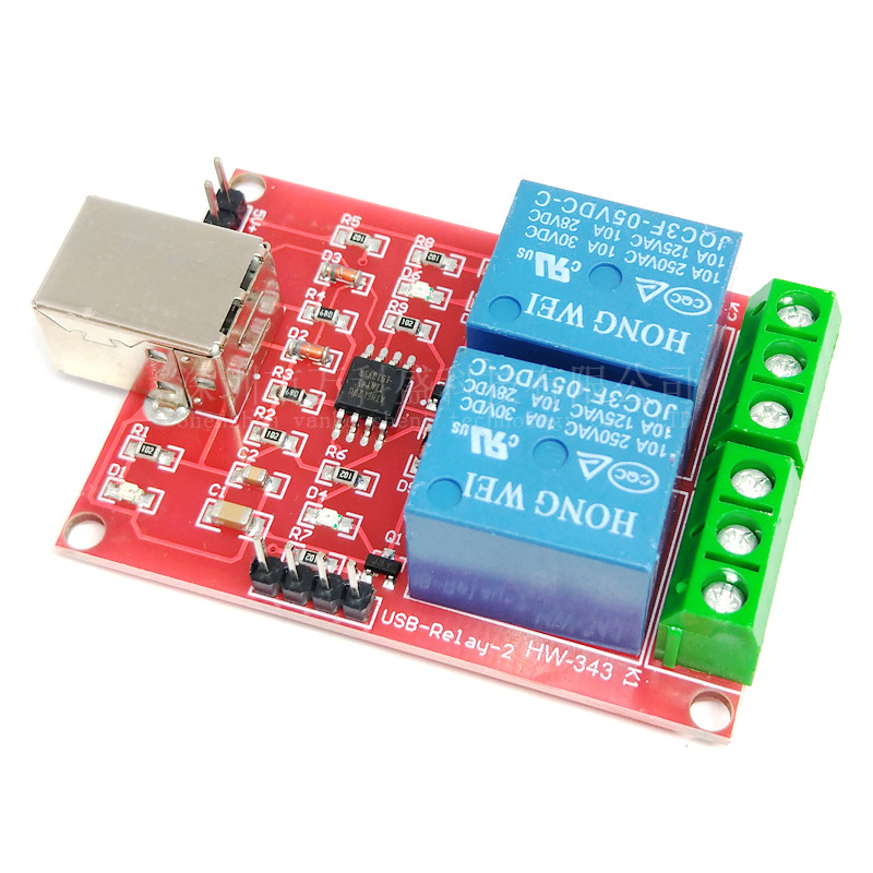 5V Relay USB 2 Channel Programmable for Computer Control Board Smart ...