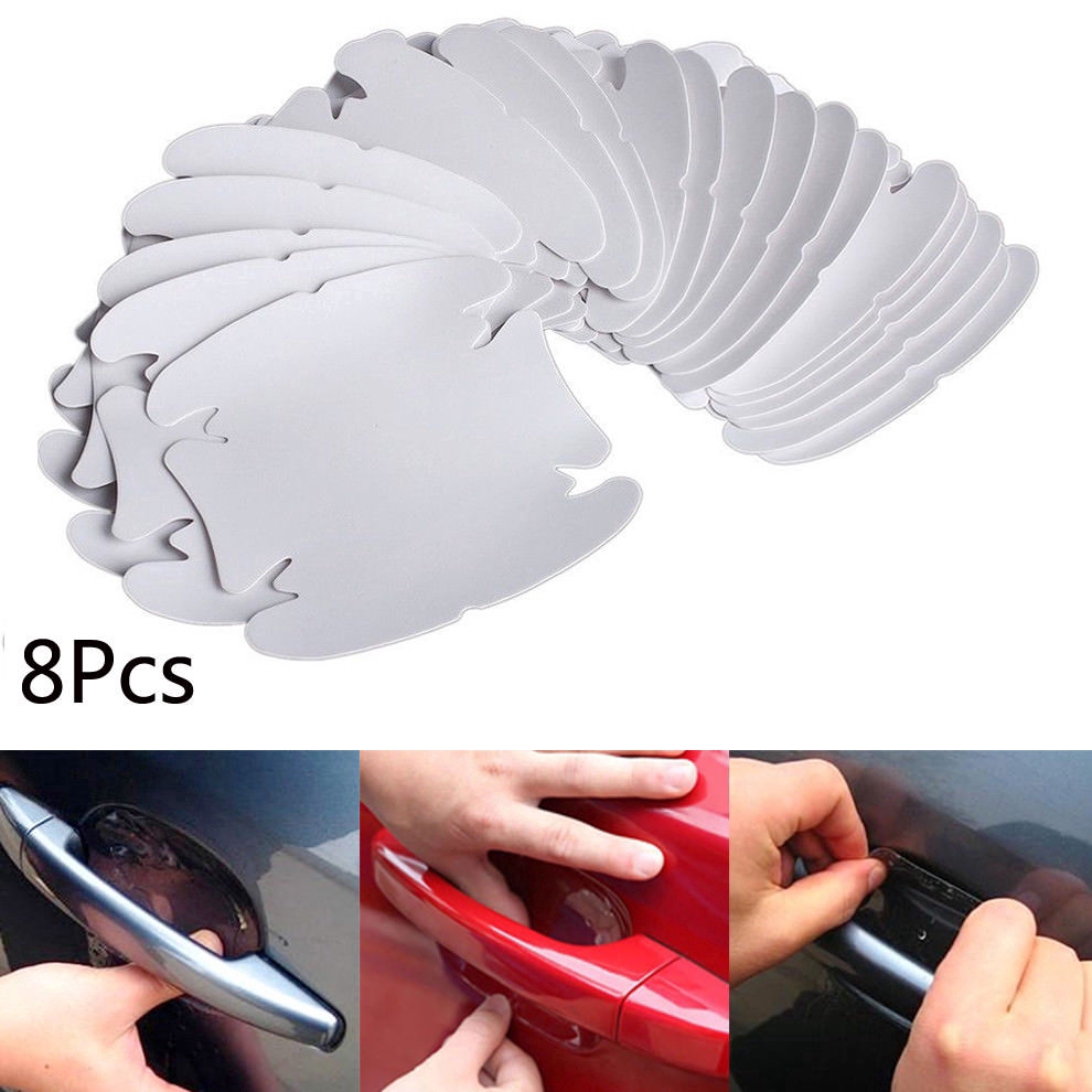 8pcs Universal Invisible Clear Car Door Handle Protector Films /Car ...