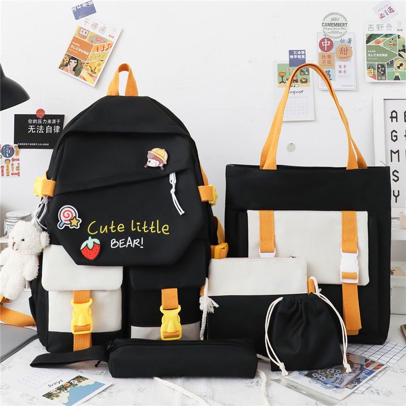 Backpack 4 Piece Fashion School - Cute Little Men'S And Women'S ...