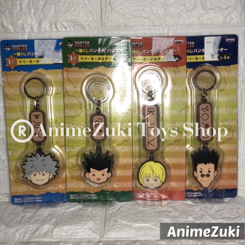 BANPRESTO Hunter X Hunter Rubber Keychain (per piece) | Shopee Philippines
