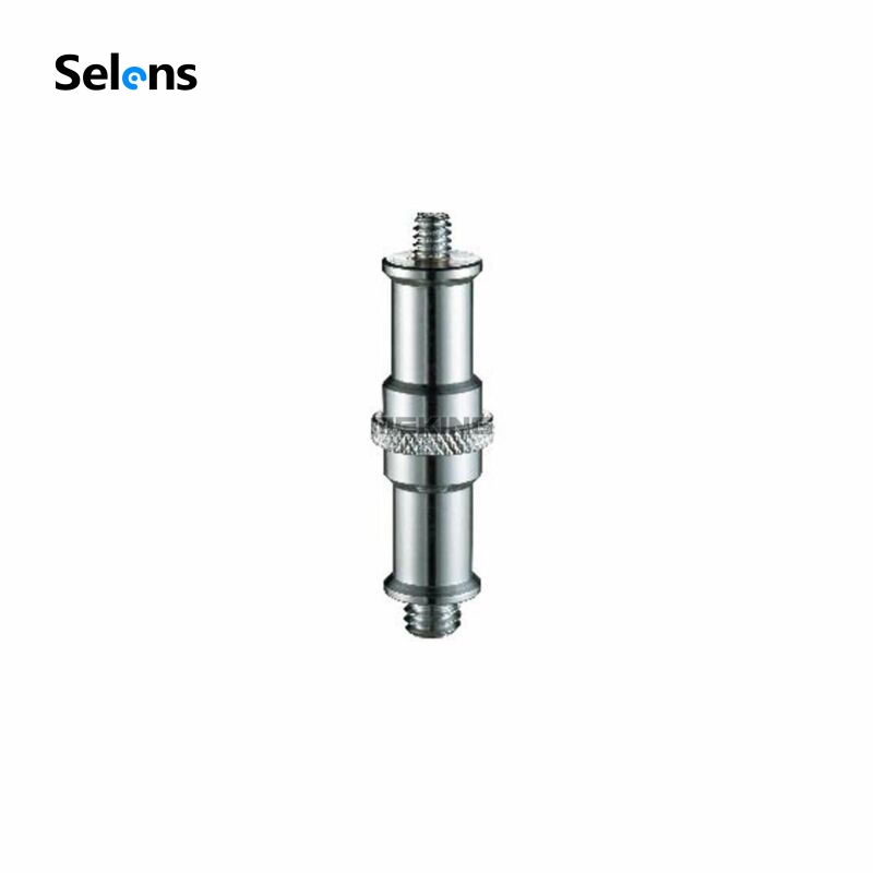 Selens 1/4"and 3/8" Spigot Stud Adapter Male Screw Threaded to Light ...