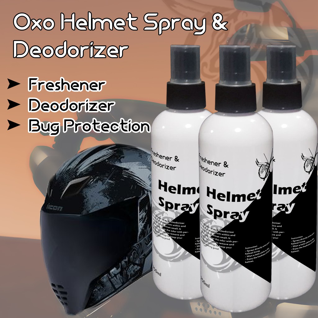 Helmet spray & Deodorizer - 250ml | Shopee Philippines