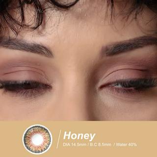 2PCS Magister Colored Contact Lens Brown Contact Lenses Big Eyes ...