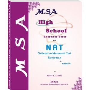 MSA HIGH SCHOOL ENTRANCE TEST AND NAT REVIEWER FOR GRADE 6 | Shopee ...