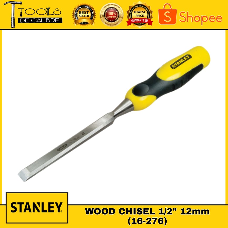 STANLEY Dynagrip Wood Chisel 1/2" 12mm (16-276) | Shopee Philippines