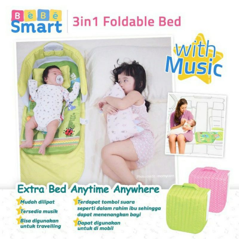 Bebe smart 3in1 baby folding bed | Shopee Philippines