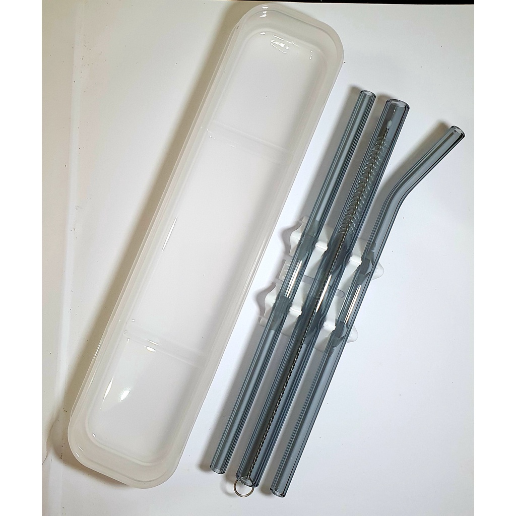 Empress Choice (5in) Pyrex Borosilicate Reusable Colored Glass Straw ...