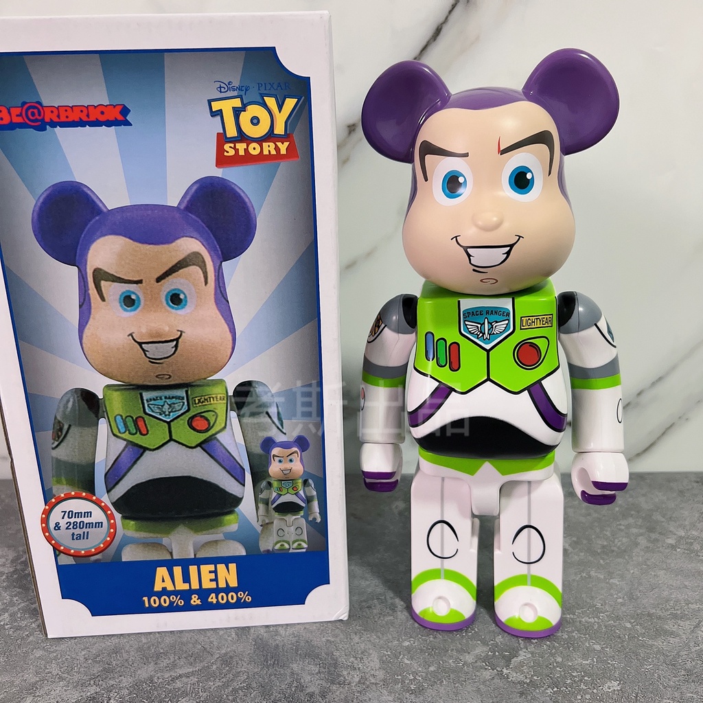 Bearbrick 400% Kubrick Bear Violent Building Block Brick Trendy Play ...