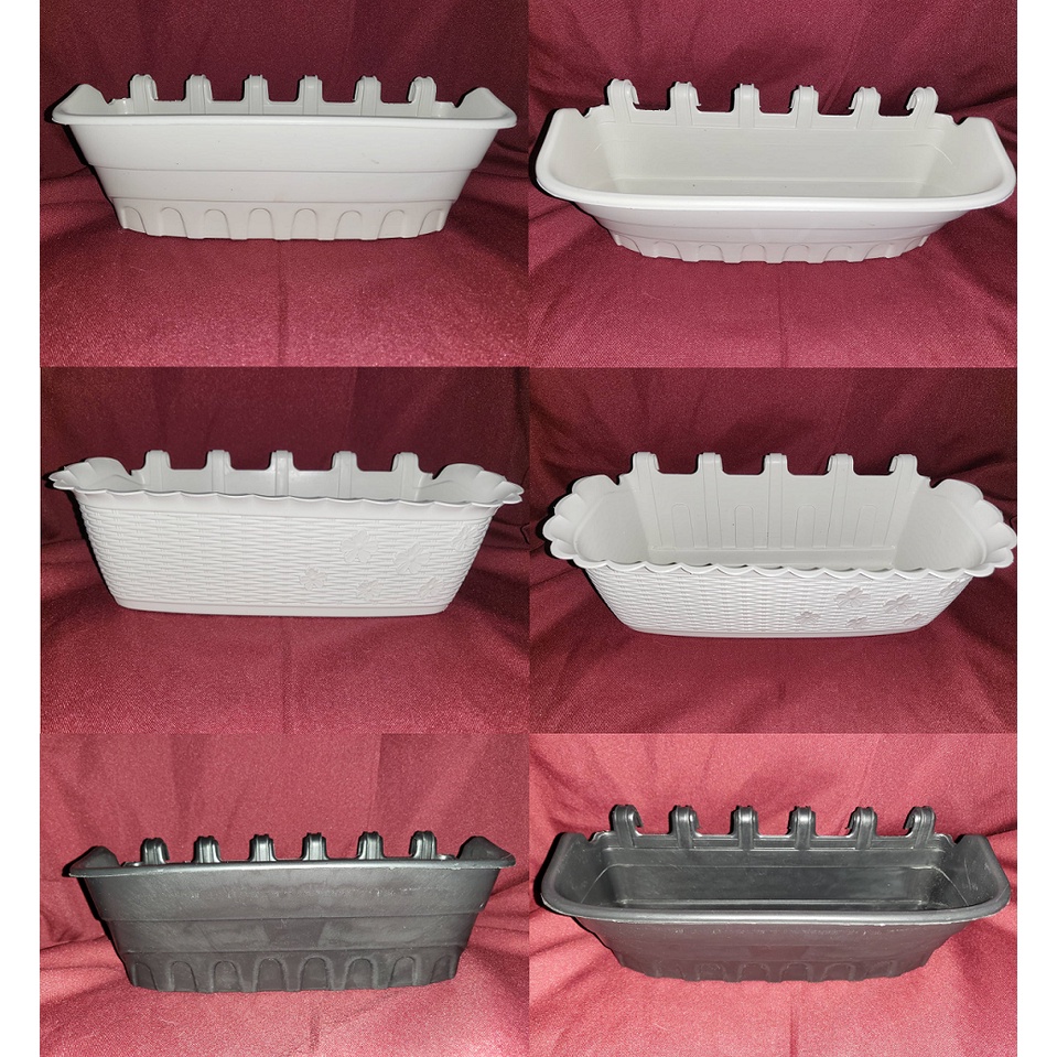 BIG & DURABLE triple size vertical pots for plants / LARGE wall pot ...