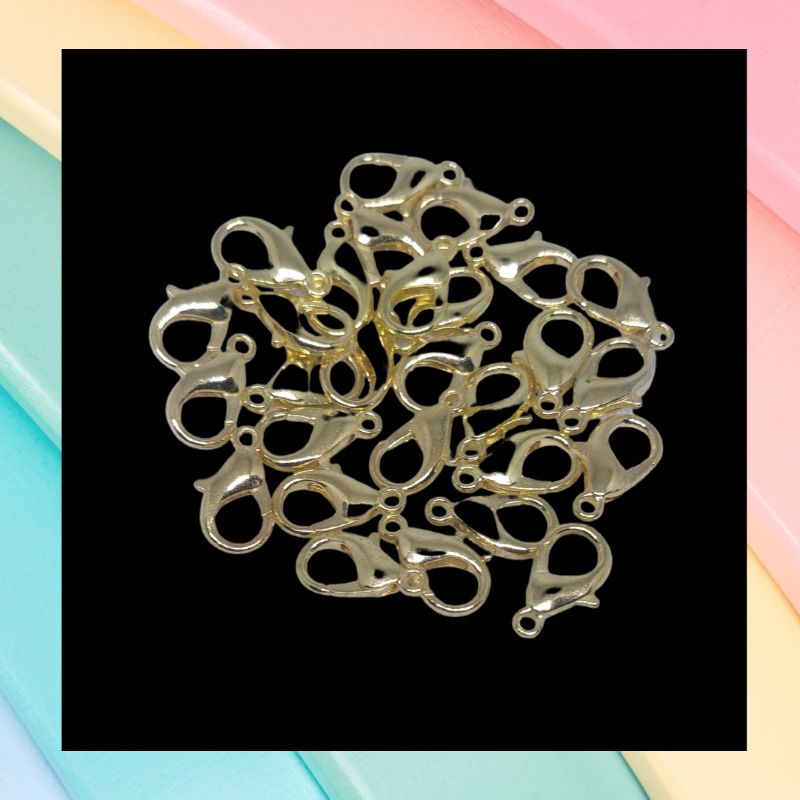 20/50/100 pcs Alloy Lobster Lock Clasp Hook Metal Connector for DIY ...