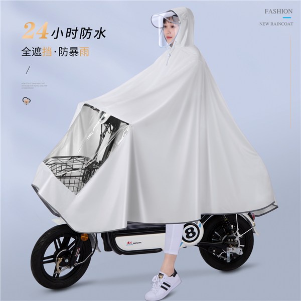 ♞Electric battery car raincoat women s singles 2021 new full body ...
